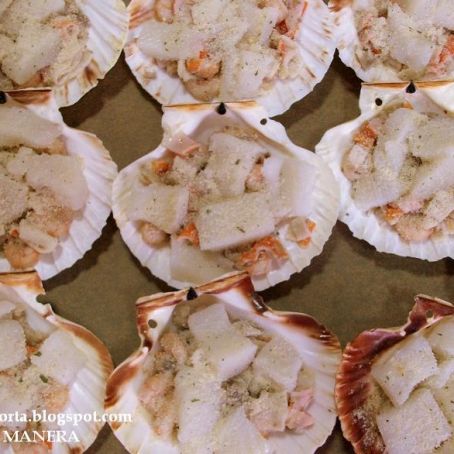 Conchas de marisco al cava (4/5)