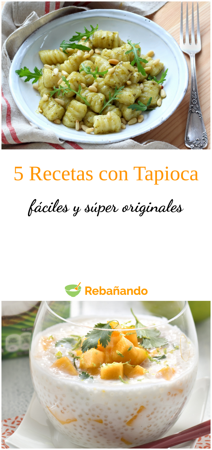5 recetas con TAPIOCA para QUEMAR los kilos extra