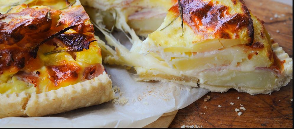 ¡SORPRENDENTE y DELICIOSA! Tarta RÚSTICA de papa, ricotta y jamón
